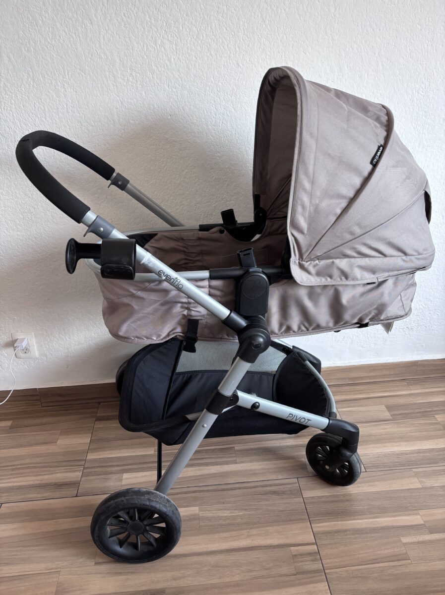 Carriola con car seat, Evenflo y Pivot - Kinder Market